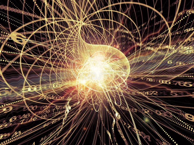 Exploding Wave Particle stock illustration. Illustration of dynamic ...