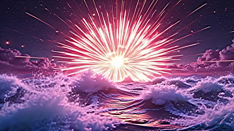 Exploding Waves of Light Move with Smooth Motion Around the Generative ...