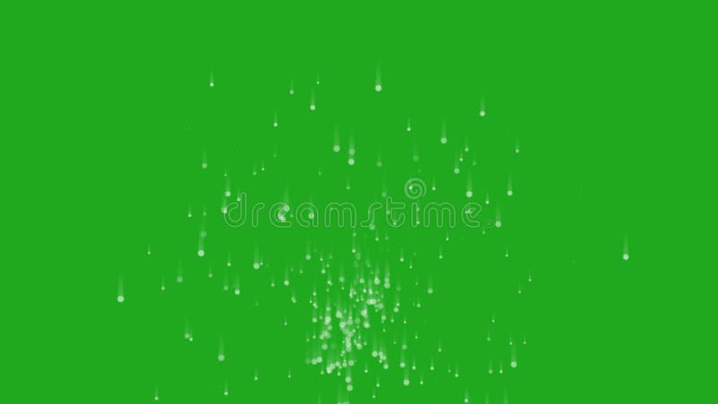 Exploding of White Particles in the Center of Green Screen Stock ...