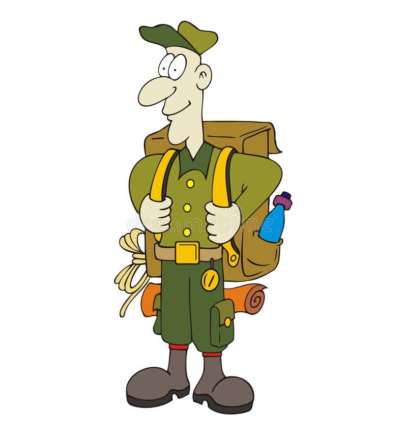 Explorador ilustración del vector. Ilustración de equipo - 13389559