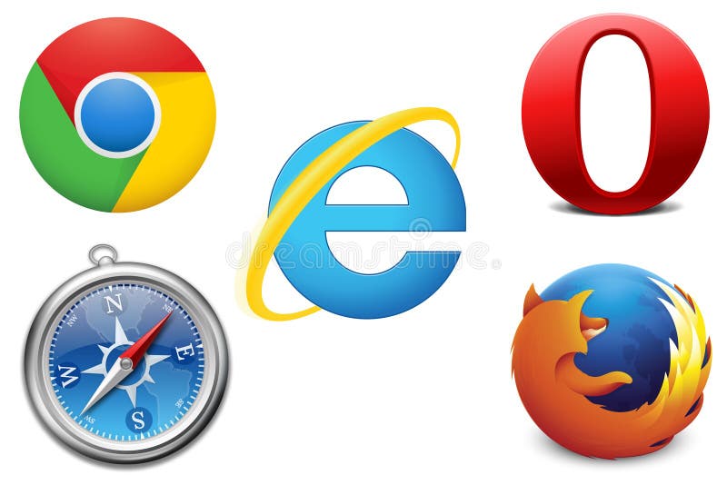 Botón Del Icono Del Navegador Del Software Del Internet Explorer Con ...