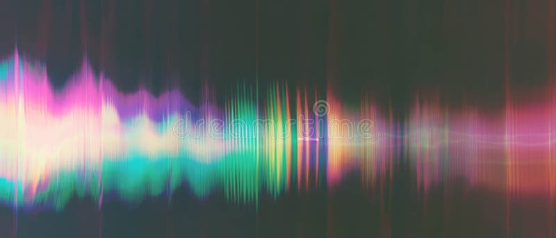 Exploration of Abstract Sound Wave Patterns with Vibrant Colors and ...