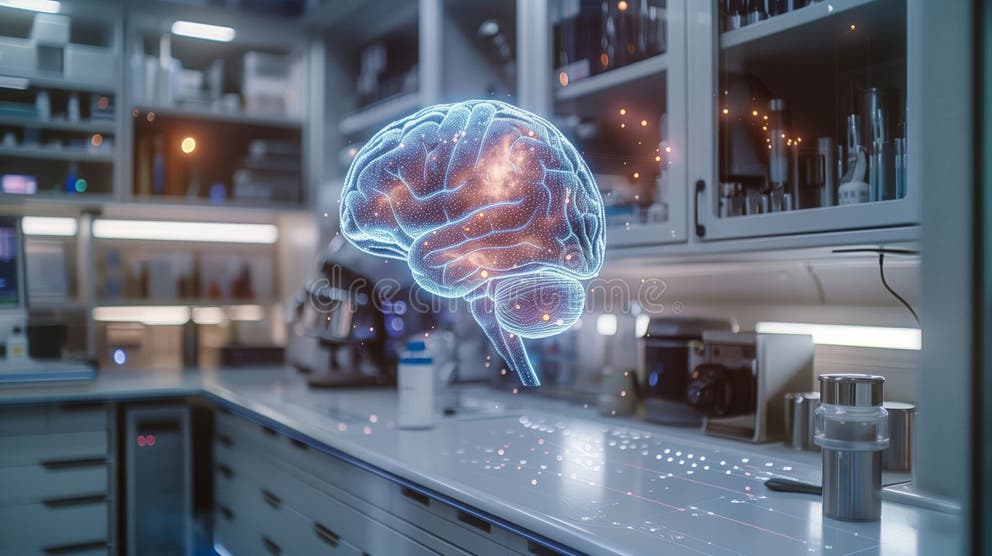 Exploration of Advanced Holographic Technology in High-Tech Laboratory ...