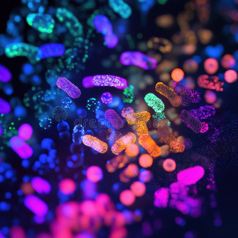 Exploration of Antibiotics and Bacteria Under a Microscope with Vibrant ...