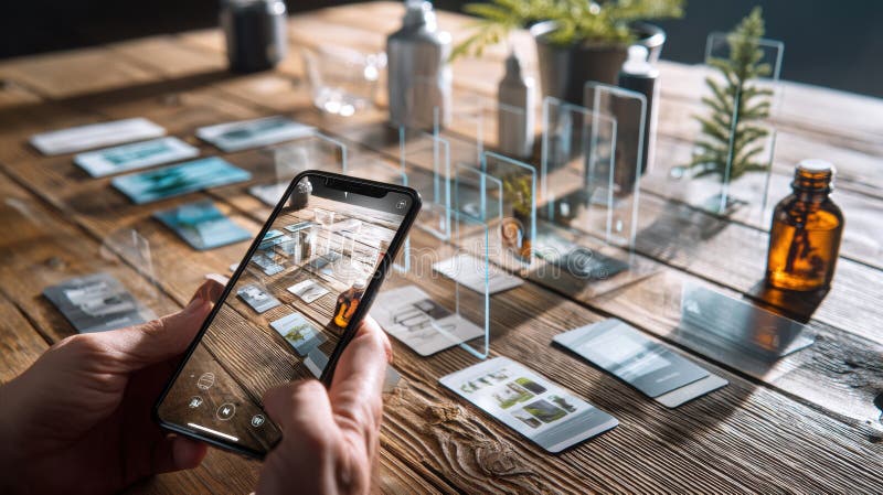 Exploration of Augmented Reality Interface with Floating Product Cards ...