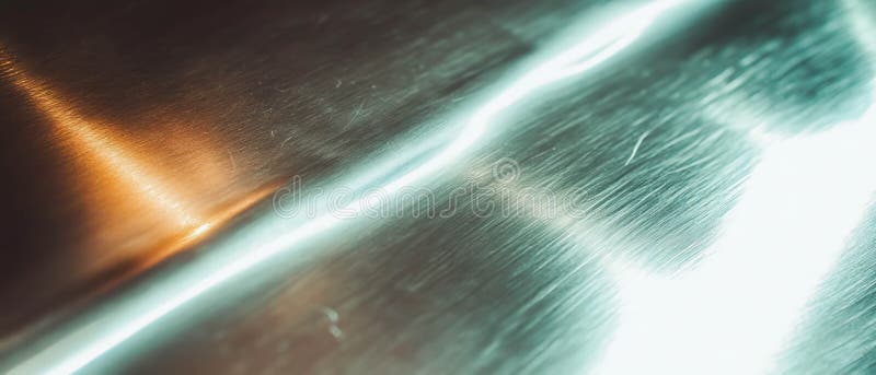 Exploration of Brushed Metal Texture with Smooth Surface and Metallic ...