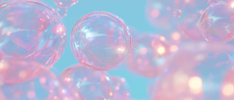 Exploration of Bubblegum Bubble Textures with Vibrant Colors and Soft ...