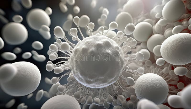 Exploration of Cellular Structures in a Stock Photo - Image of biology ...