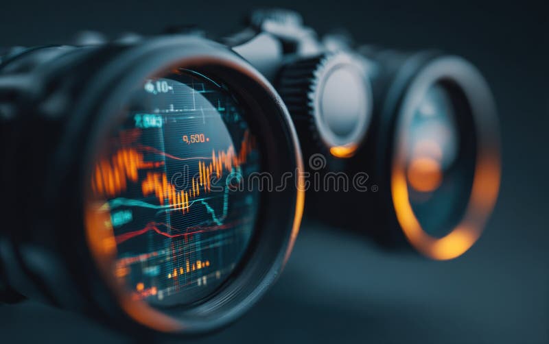 Exploration of Data Visualization through Binoculars Showcasing Financial Trends and Market ...