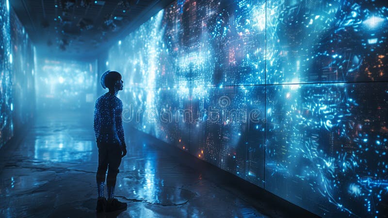 Exploration of Digital Art Installations in an Immersive Space at Night ...