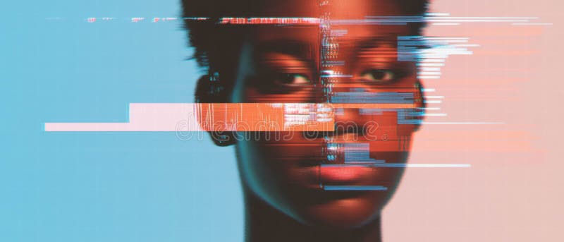 Exploration of Digital Distortion and Glitch Art in a Portrait ...