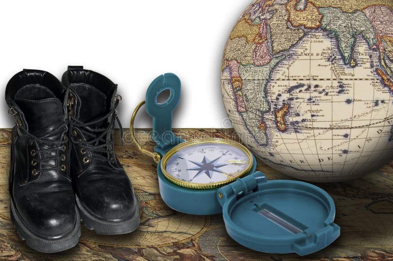 Exploration and discovery stock photo. Image of compass - 15340952