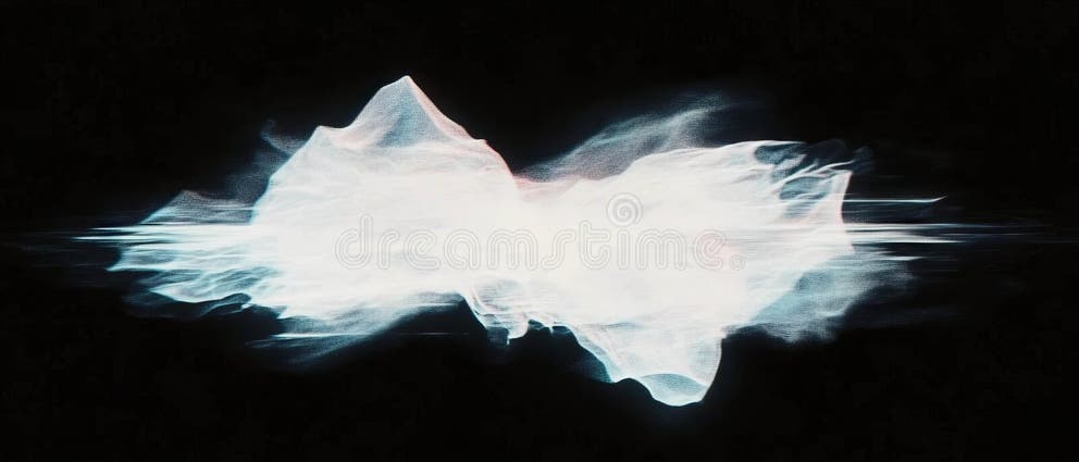 Exploration of Distorted Textures and Glitch Effects on a Black ...