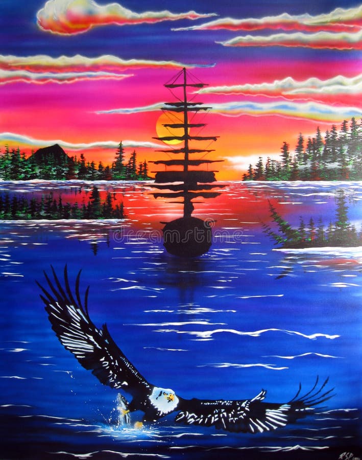 Exploration stock photo. Image of neon, eagle, exploration - 160417428