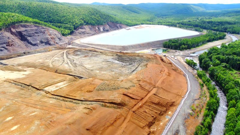 Quarries of the Mining and Processing Plant. Stock Footage - Video of ...