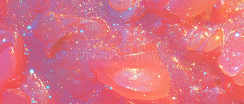 Exploration of Glitter Gel Texture Showcasing Sparkling Particles and ...