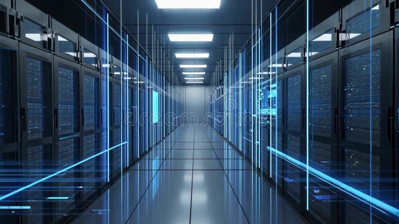 Exploration of a High-tech Data Center with Advanced Server Systems and ...
