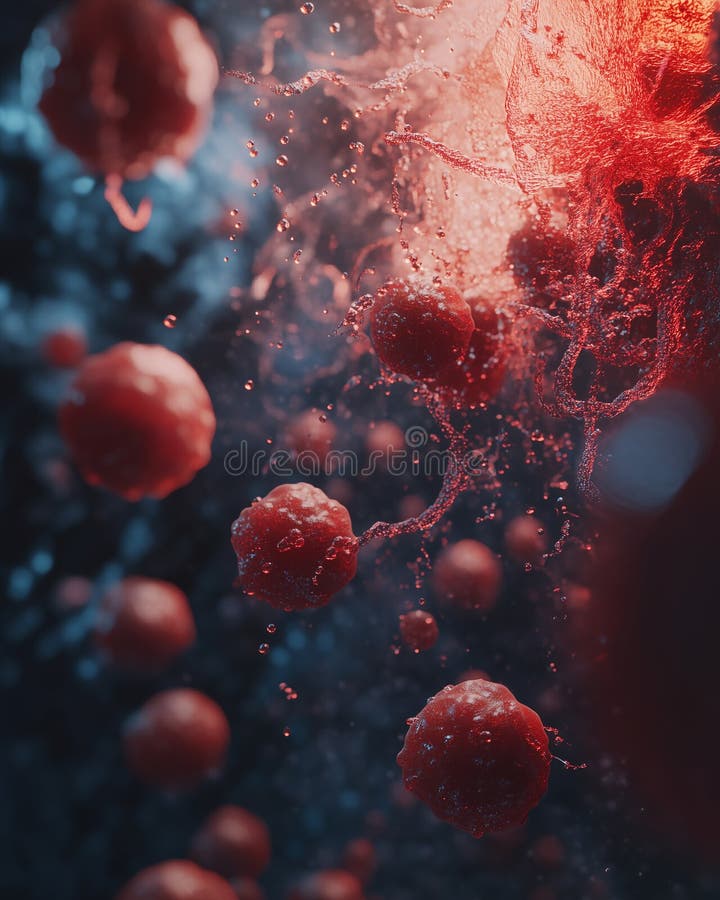 Exploration of Immune System Cells with Vibrant Colors Showcasing Their ...