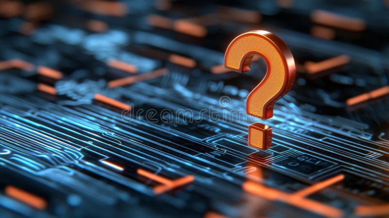 Exploration and Inquiry are Symbolized by a Glowing Question Mark in a ...