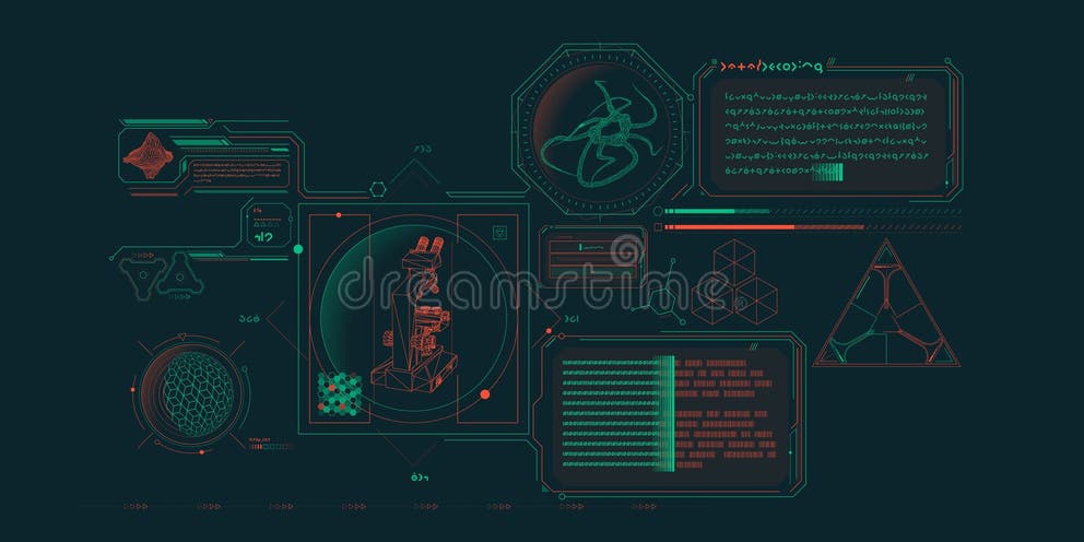 Exploration Interface by Sci-fi Infographics. Stock Vector ...