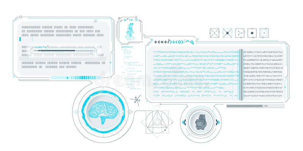Exploration Interface by Sci-fi Infographics. Stock Vector ...