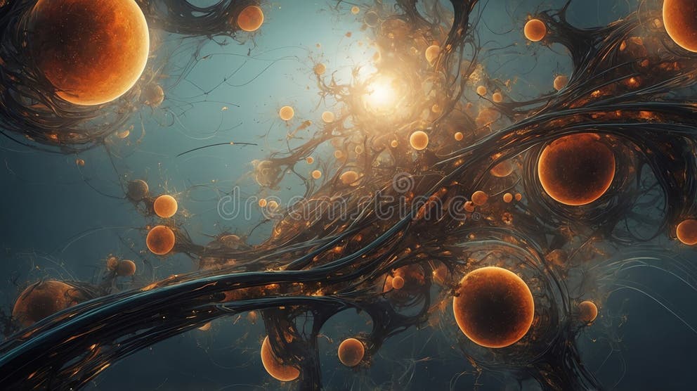 Exploration of Intricate Biopunk Designs with Interwoven Forms and ...