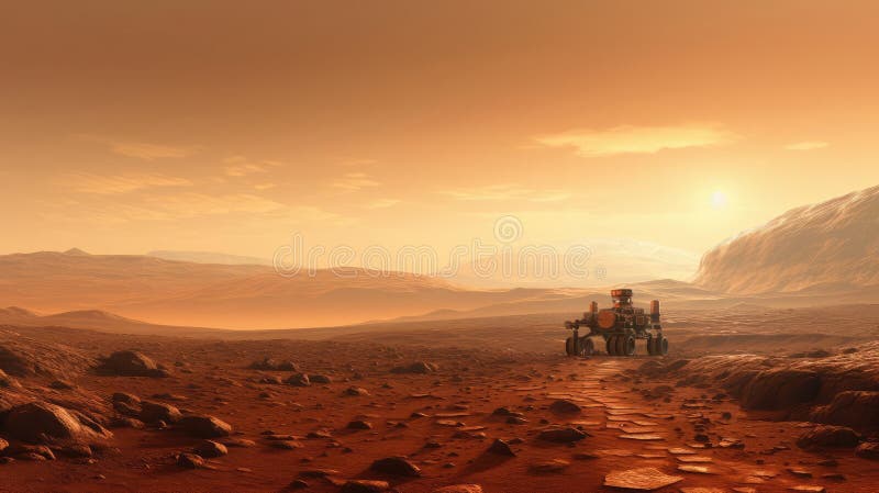 Exploration of Mars: Striking Satellite Image Revealing the Red Planet ...