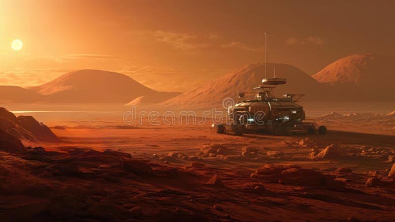 Exploration of Mars: Striking Satellite Image Revealing the Red Planet ...