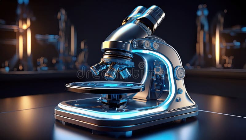 Exploration of Microscopic Worlds in a Stock Image - Image of knowledge ...