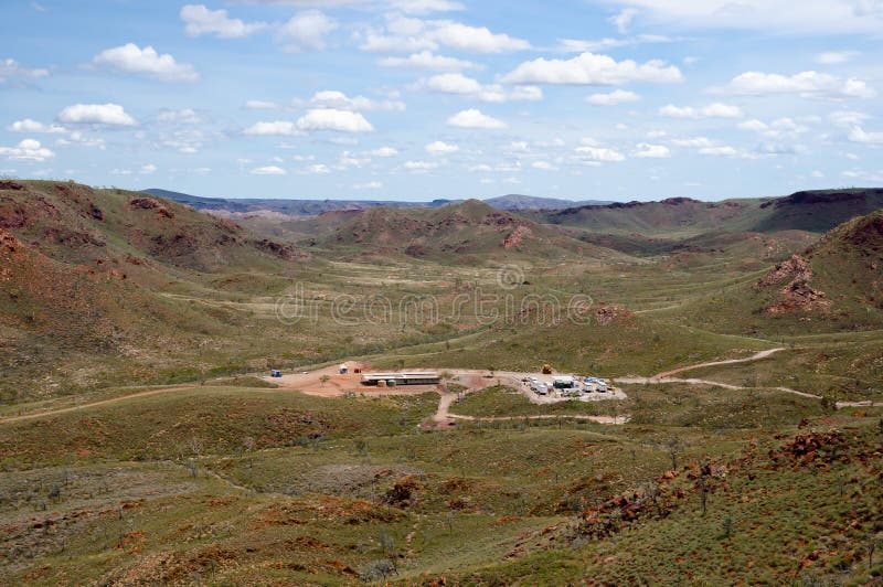 Exploration Mining Camp - Australia Stock Photo - Image of mining ...