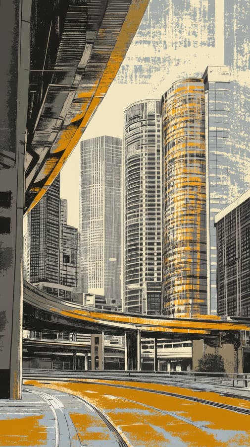 Exploration of Modern Urban Architecture Showcasing Dynamic Structures ...