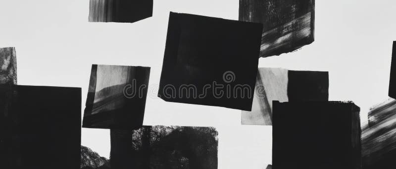 Exploration of Overlapping Black Ink Squares on a Clean White ...