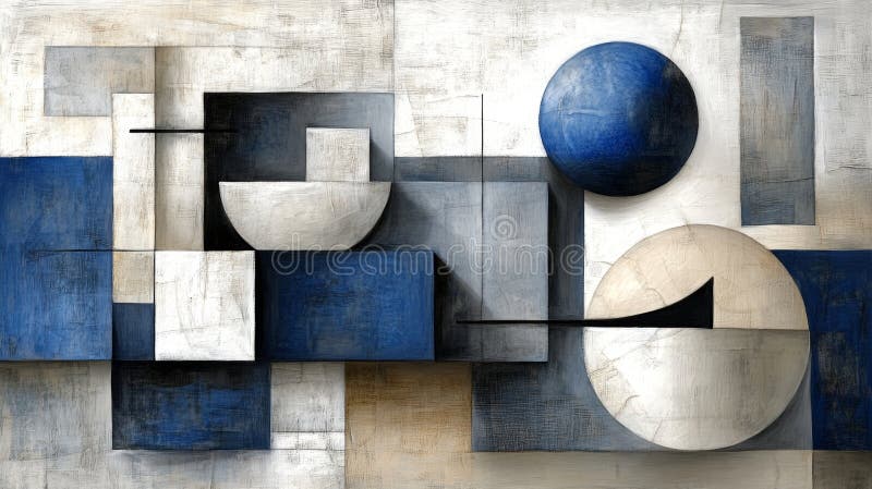 Exploration of Shapes and Colors in an Avant-garde Composition ...