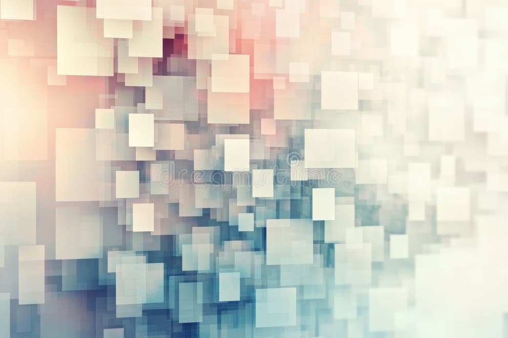Exploration of Structured Pixel-like Forms in Soft Shades Showcasing ...