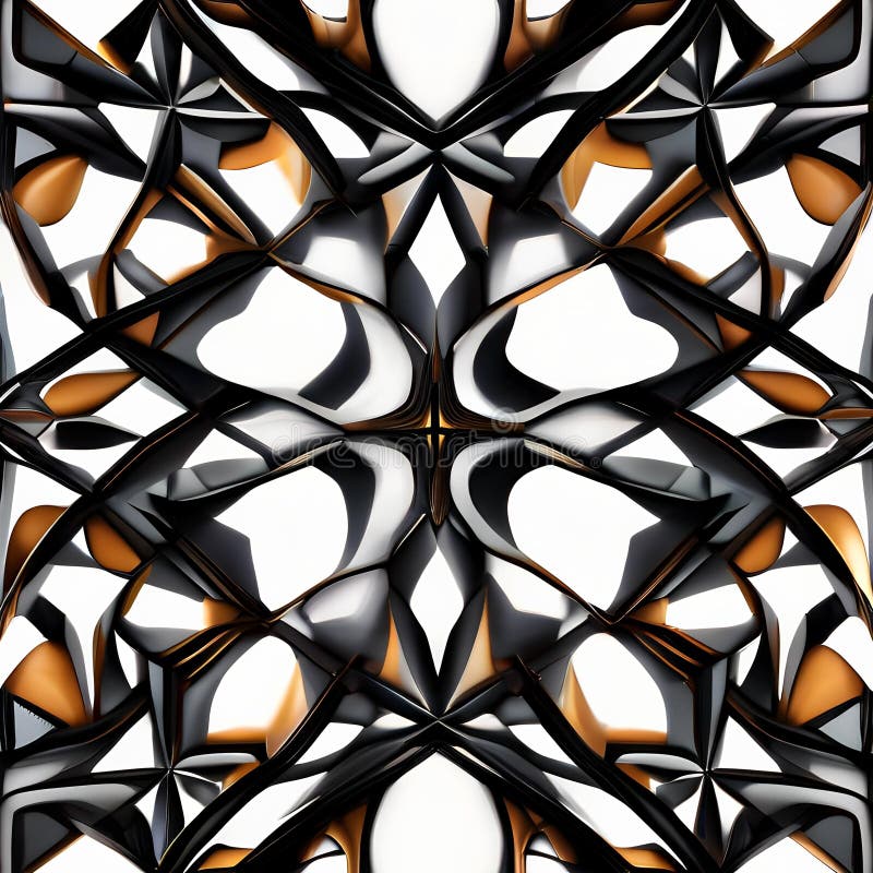 Rhythmic Symmetry: Circles and Stripes Background Stock Vector ...