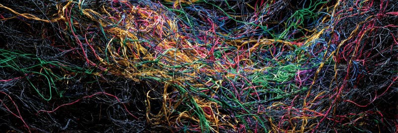 Exploration of Tangled Wires Symbolizing Chaos in the Human Mind and ...