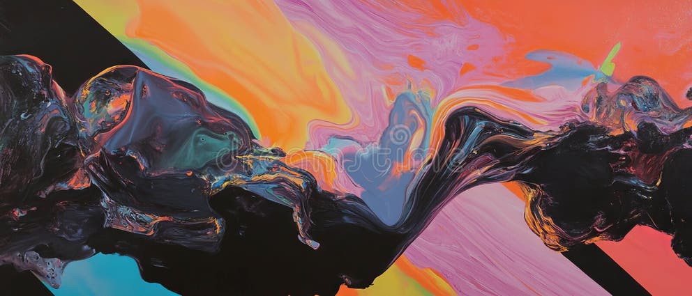 Exploration of Time and Memory through Abstract Forms and Vibrant ...