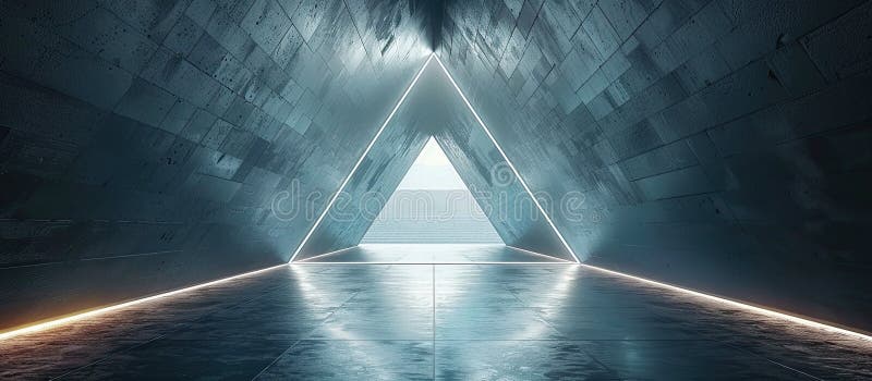 Hope Illuminated in a Triangular Ambiance of Dark Gray with Light at ...