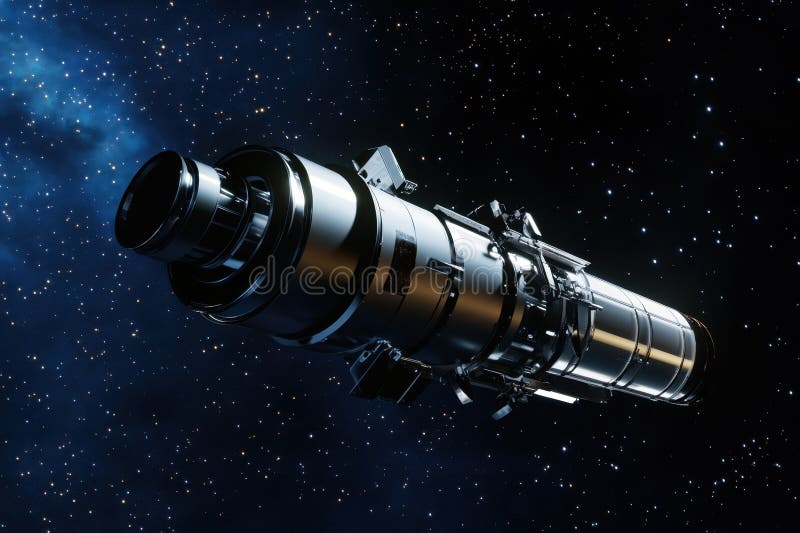 Exploration Vehicle Navigating the Vastness of Outer Space Under a ...