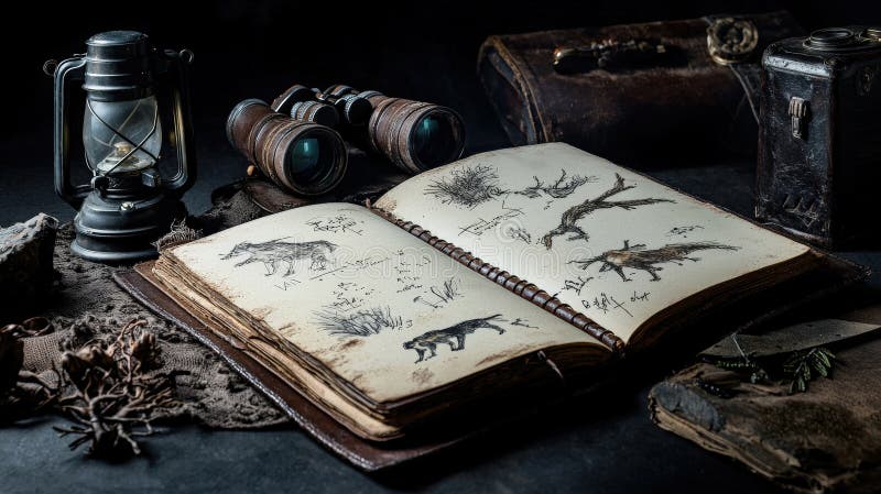 Exploratory Adventures of a Naturalist Forest Cabin Illustrated Journal ...