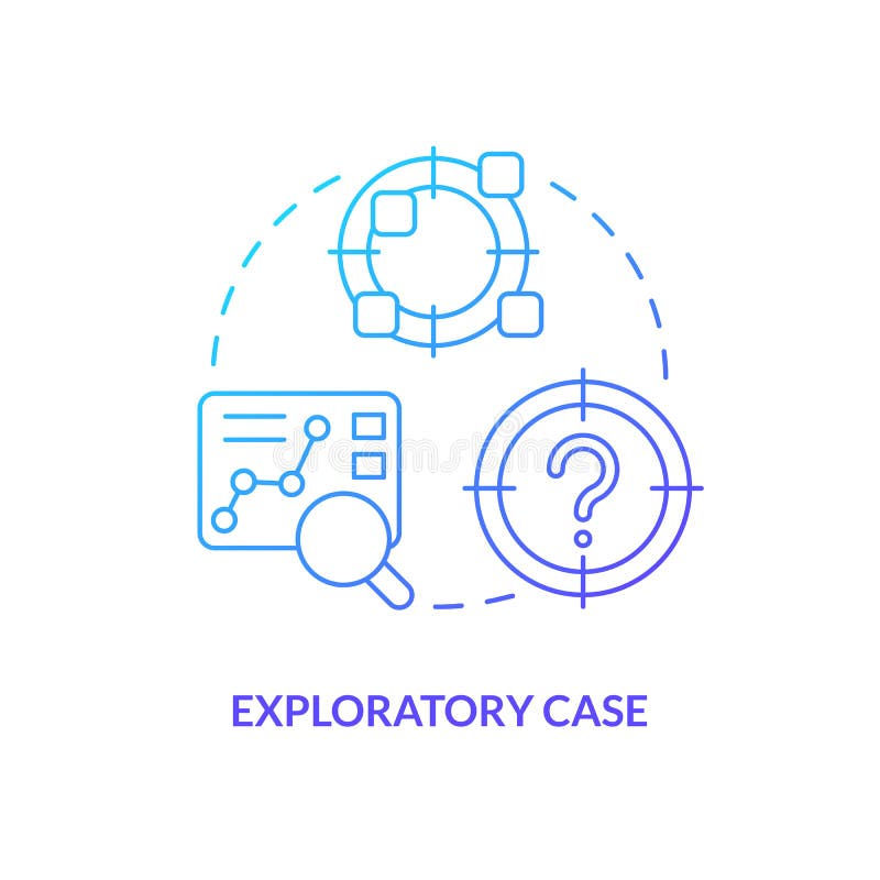 Exploratory Research Concept Icon Stock Vector - Illustration of ...
