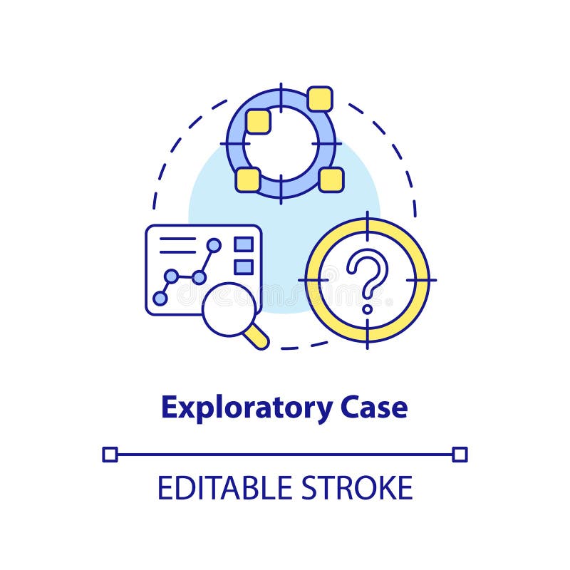 Exploratory Research Concept Icon Stock Vector - Illustration of ...