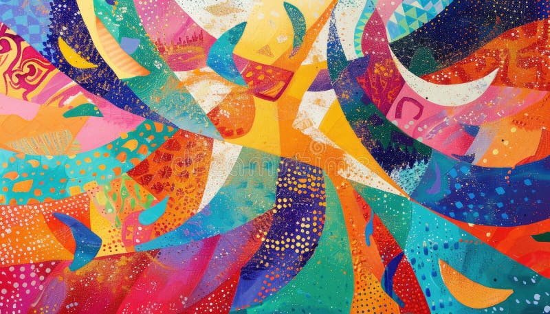 Explore Abstract Art with Colorful Paper Quilling, Dynamic Patterns ...