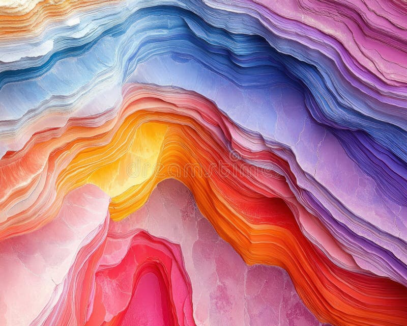 Explore Abstract Art Featuring Layers of Shifting Colors Evolving into ...