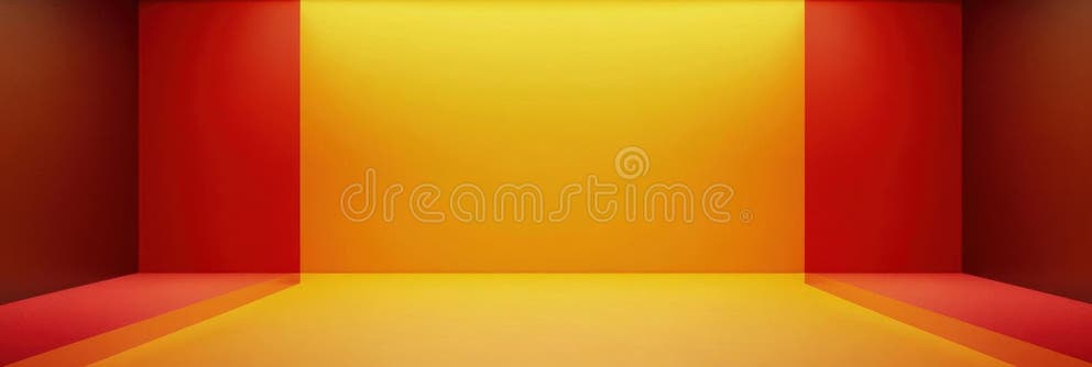 Explore Abstract Colors with Warm Tones Background and Empty Stage Room ...