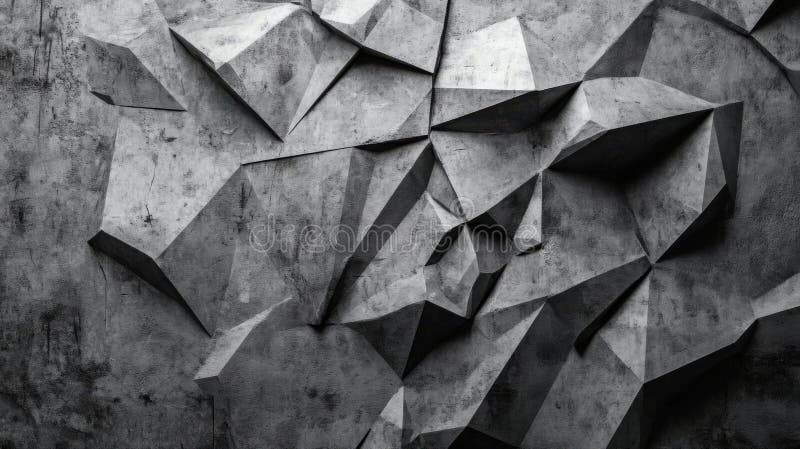 Explore Abstract Geometry, Gray Stone Texture Reveals Modern Form and ...