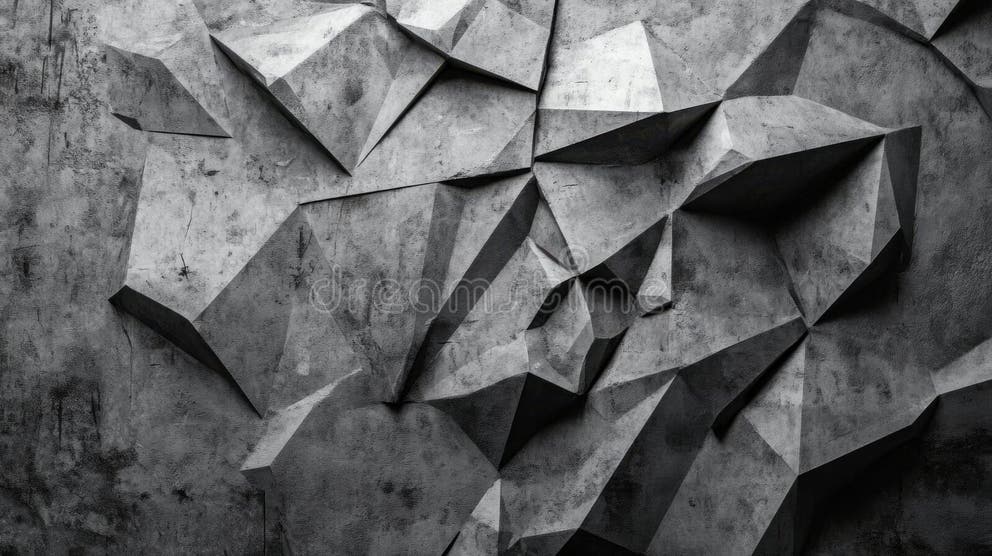 Explore Abstract Geometry, Gray Stone Texture Reveals Modern Form and ...