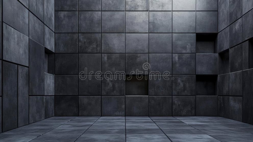 Explore Abstract Grid Wall Pattern and Texture, with Dark Concept ...