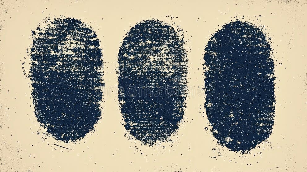 Abstract Grunge Texture Background with Three Distinct Impressions and ...