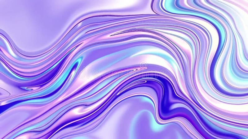 Abstract Purple Fluid Motion, Vibrant Swirls, Artistic Background ...
